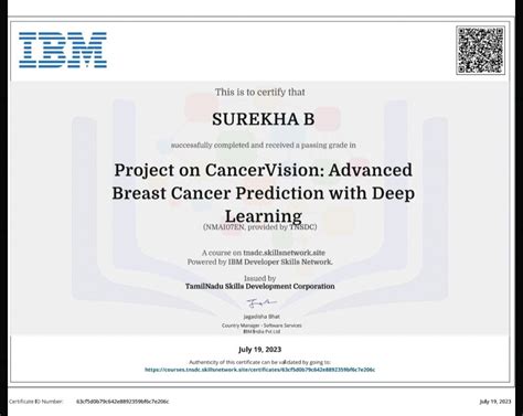 Surekha Balaji On Linkedin Naanmudhalvan Ibm Ibmcertification Project