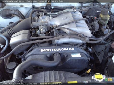 34 Liter Dohc 24 Valve V6 1998 Toyota Tacoma Engine