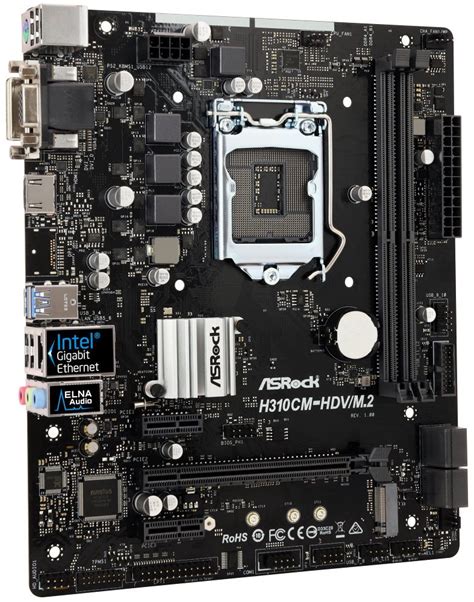 Asrock H310CM-HDV/M.2 / LGA1151 / H310 / 2x DDR4 DIMM / HDMI / DVI-D ...