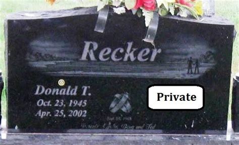 Donald T Recker 1945 2002 Find A Grave Memorial