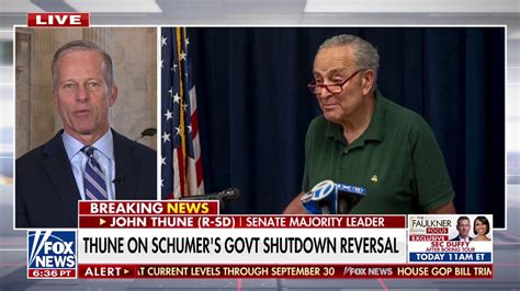 Democrats Blast Sen Chuck Schumer For Backing Gop Spending Bill Fox