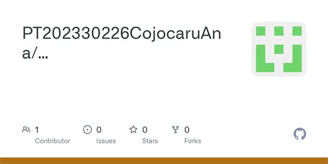 Github Pt202330226cojocaruanapt202330226cojocaruanaassignment2
