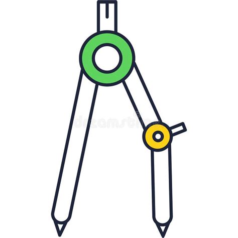 Draft Compass Architect And Engineer Tool Icon Stock Illustration Illustration Of Vector Plan
