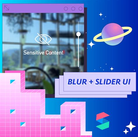 Blur Instagram Filter Slider Ui Materials For Spark Ar