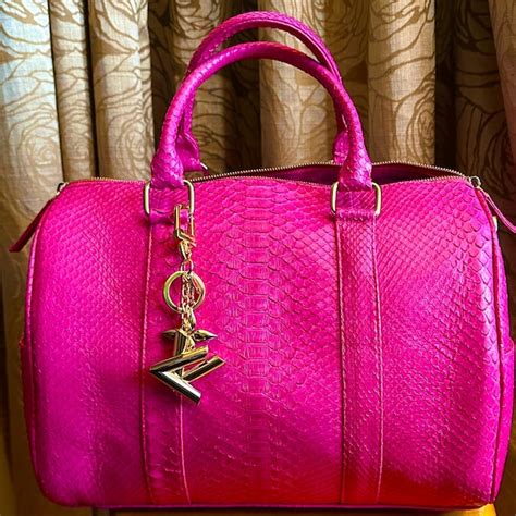 Black Leather Bag Black Python Bag Snakeskin Purse T For Her Black