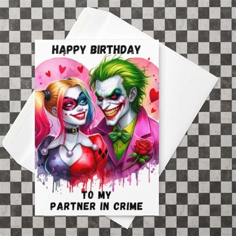 Joker And Harley Etsy