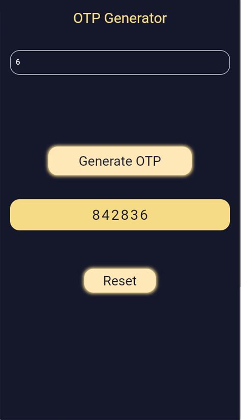 Github Mehulzinzuvadiya Otp Generator