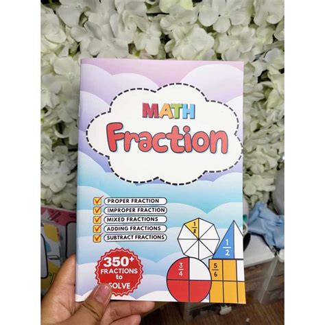 Math Fraction Workbook Shopee Philippines