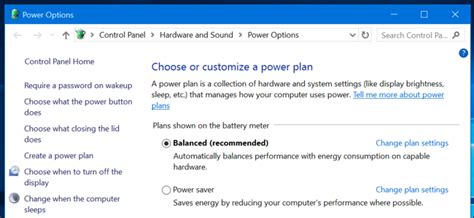 Should You Use The Balanced Power Saver Or High Performance Power Plan On Windows