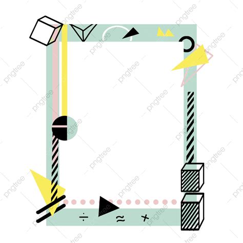 Simple Geometric Clipart Hd Png Simple Geometric Border Frame