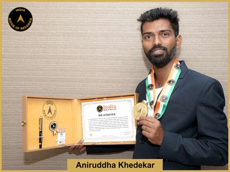 Aniruddha Khedekar Ibr Achiever