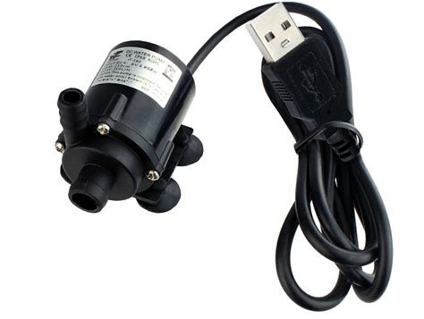 Bombinha Submersa De Água Para Arduino 5v Usb Jt160a 15lmin Usinainfo