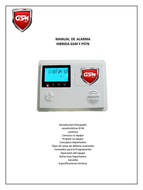 alarma gsm manual hibrida 1 1 pdf servicio de mensajes cortos gsm