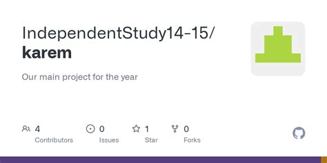 Github Independentstudy Karem Our Main Project For The Year