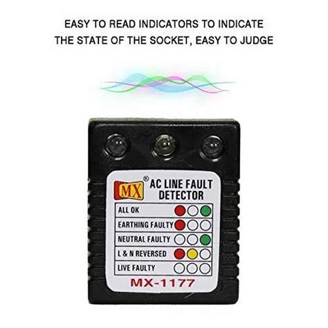 Mx Ac Line Electrical Fault Detector Auto Detect Wire Connection At Rs 225 00 Fault Locators