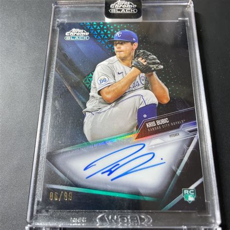 Yahooオークション Topps Chrome Black Kris Bubic Royals