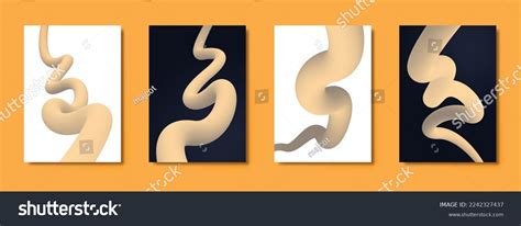 Abstract Liquid Color Shapes Colorful Curve Stock Vector Royalty Free 2242327437 Shutterstock