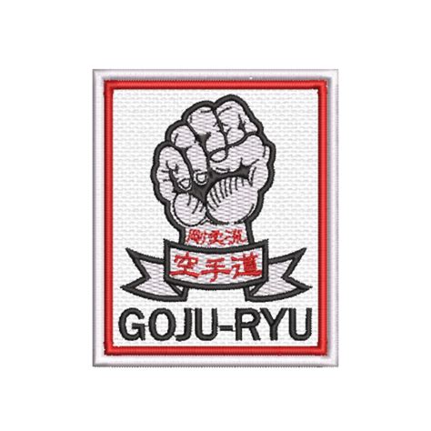 Goju Ryu Karate Embroidery Patch 3x374 Br44 Usa