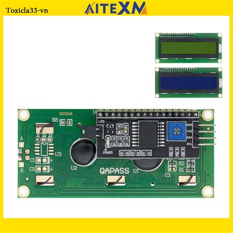 Mô Đun Màn Hình Lcd Xanh Dương Iici2c 1602 Cho Arduino 1602 Lcd Uno R3