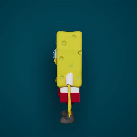 🐉 Spongbob Squarepants・ Obj File For 3d Printing・cults