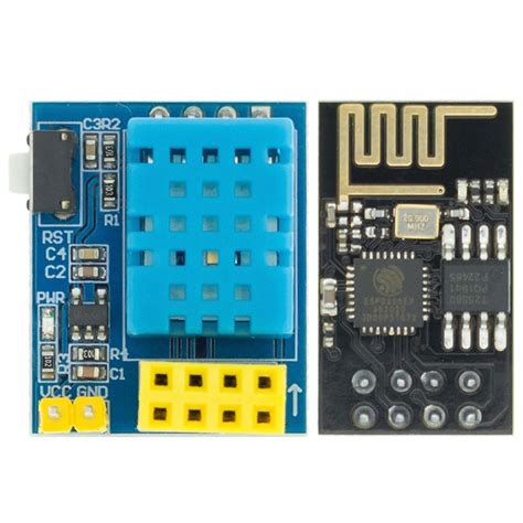 Módulo Sensor De Umidade Esp8266 Esp 01 01s Dht11 Esp8266 Wifi Nodemcu