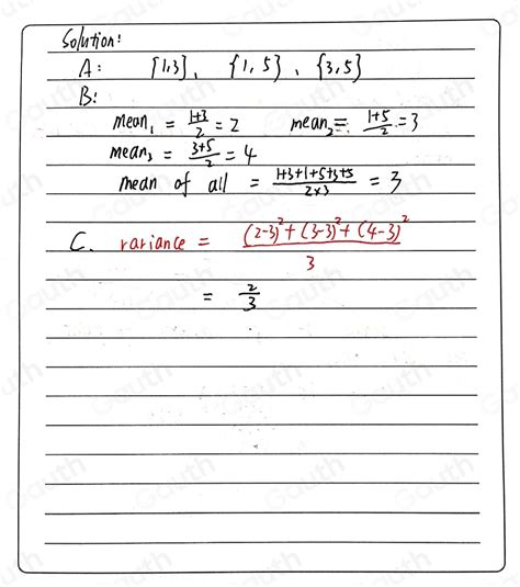 solved consider a population consisting of values 1 3 5 a list all