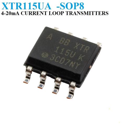 XTR UA mA current loop transmitter with V reference and μA power SMD SOP UGE