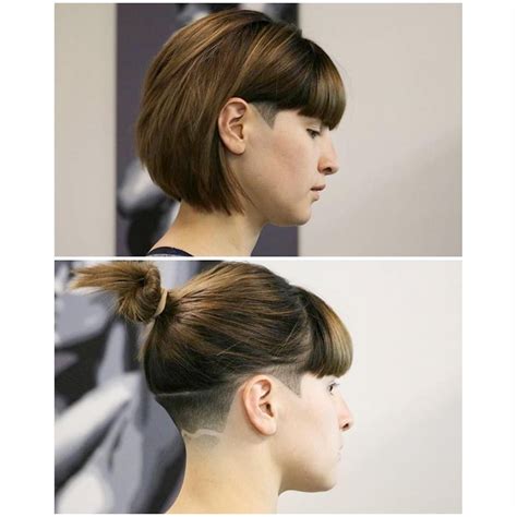 11 Divine Undercut Bob With Bangs