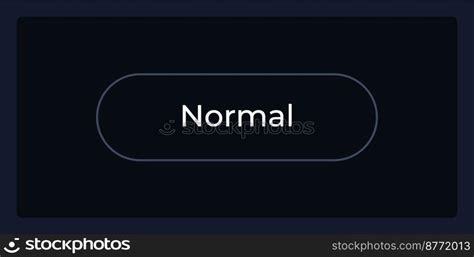 Normal Button Ui Element Template User Behaviour Editable Isolated