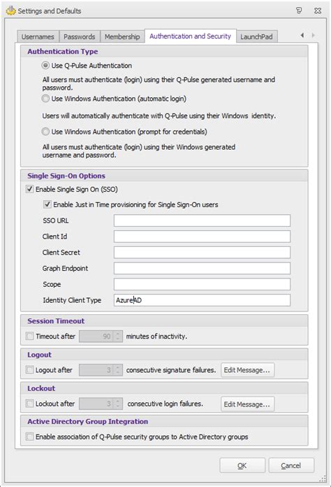Configuring Single Sign On Sso Quality Management Professional
