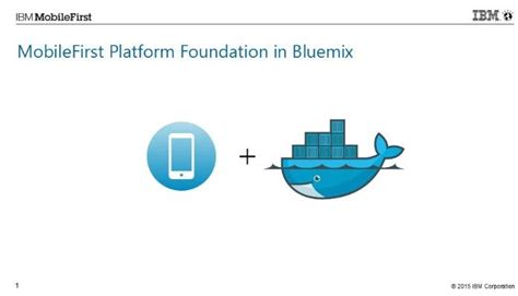 ibm mobilefirst available as a docker container on