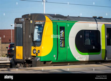 London Midland Trains Passenger Train Class 350 Waiting At Watford