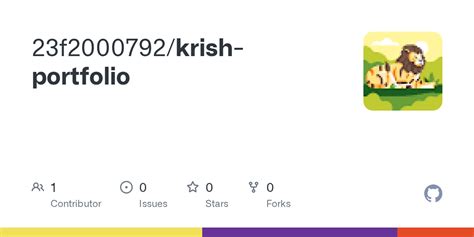 Krish Portfoliokrishguptaresumepdf At Main · 23f2000792krish