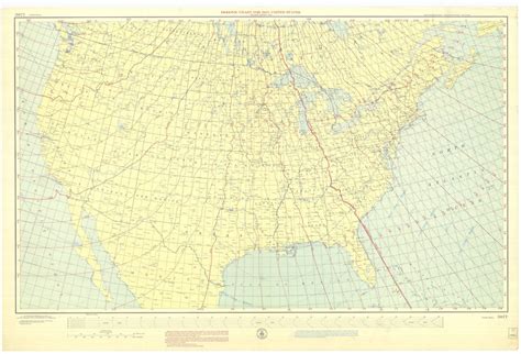 United States Isogonic Chart 1946 Etsy