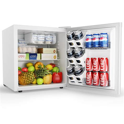 Euhomy 46l Mini Fridge Small Table Top Fridge With Reversible Door