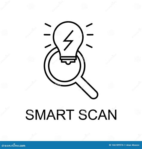 Smart Scan Outline Icon Element Of Data Protection Icon With Name For Mobile Concept And Web
