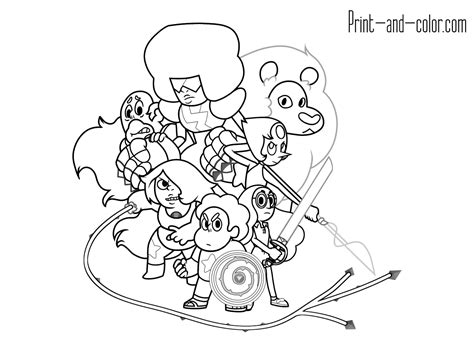 Steven Universe Coloring Pages Print And Color Com