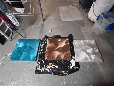 Diy Joint Compound Canvas Art Rdiyhome