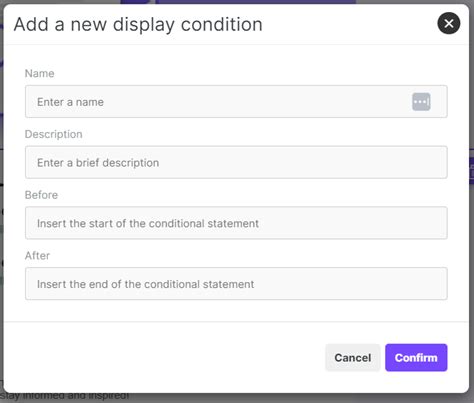 Using Display Conditions Beefree Help Center