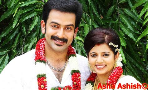 Asha Ashish Malayalam Actor Prithviraj Supriya Menon Marriage Pictures