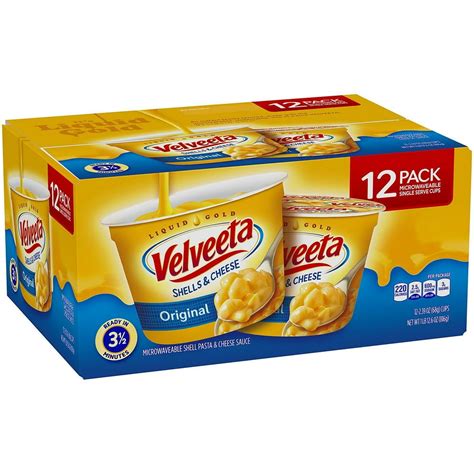 Velveeta Shells And Cheese Microwavable Macaroni And Cheese 239 Oz