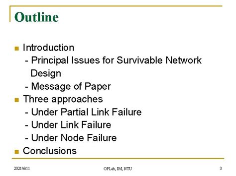 Survivable Telecommunication Network Design Under Different Types Of