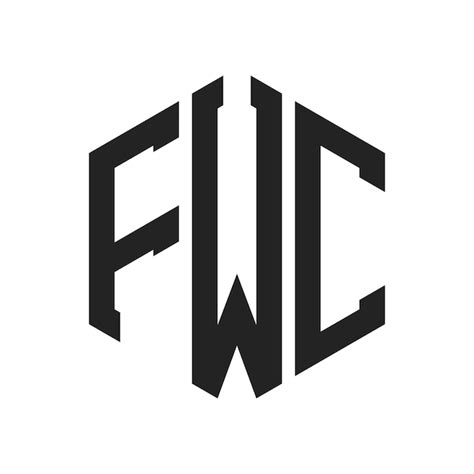 Fwc Logo Fwc Letter Logo Design With Polygon Shape Fwc Polygon And