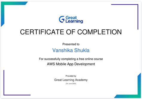 Vanshika Shukla On Linkedin Aws Mobileappdevelopment Greatlearning