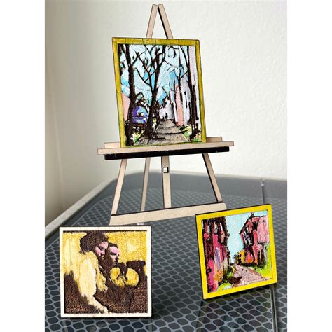 Tiny Art Easel Glowforge Shop