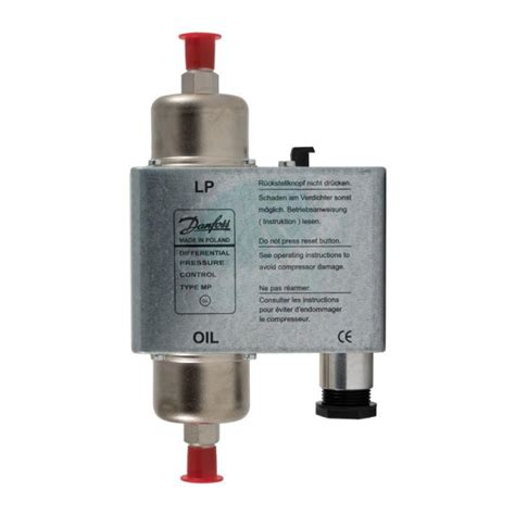 Danfoss Differential Pressure Control For Ammonia Mp55a Conn 3 8