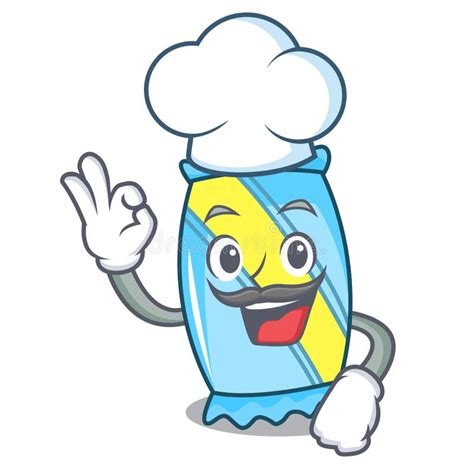 Chef Candy Character Cartoon Style Stock Vector Illustration Of Lolly