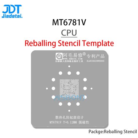 Amaoe Bga Stencil Reballing Template Station Kit For Mt6781v Cd Mt6781v
