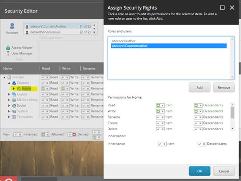 Sitecore Security Part 2 The Security Editor And Access Viewer Valtech