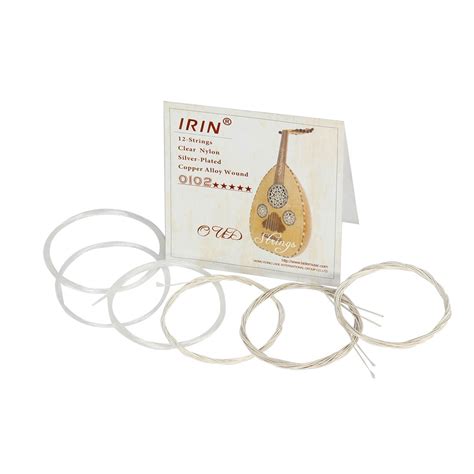 Oud Strings Nylon Silver Plated Copper Alloy Winding Clear Normal